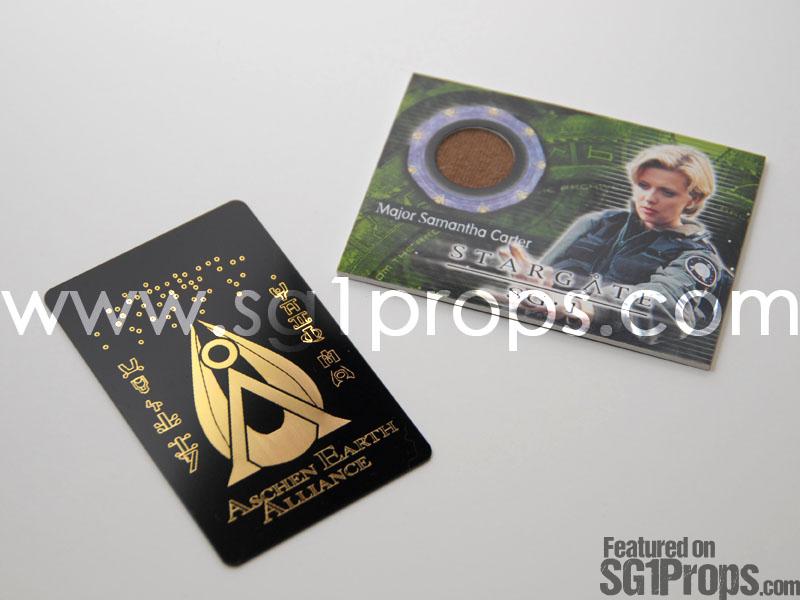 Earth Aschen Alliance card | SG1Props | Stargate Props And Costumes